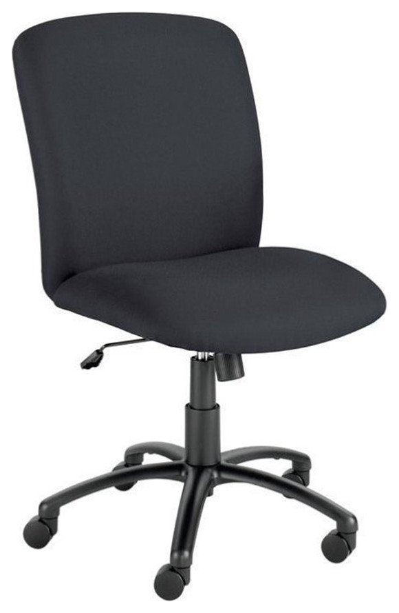 Pemberly Row Big and Tall High Back Task Office Chair in Black ...
