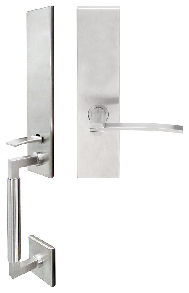 Horizon Lever, Mortise Dummy Handleset, Left Hand, Satin Stainless ...
