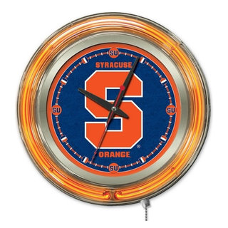 Syracuse Neon Clock - Contemporary - Wall Clocks - by Holland Bar Stool ...