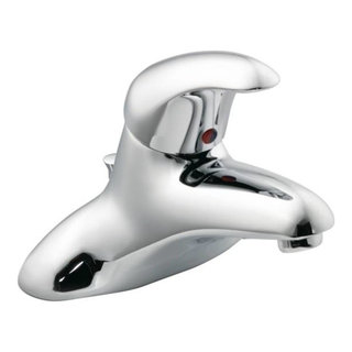 Moen Commerical Single Handle Lavatory Faucet With Waste Assembly ...