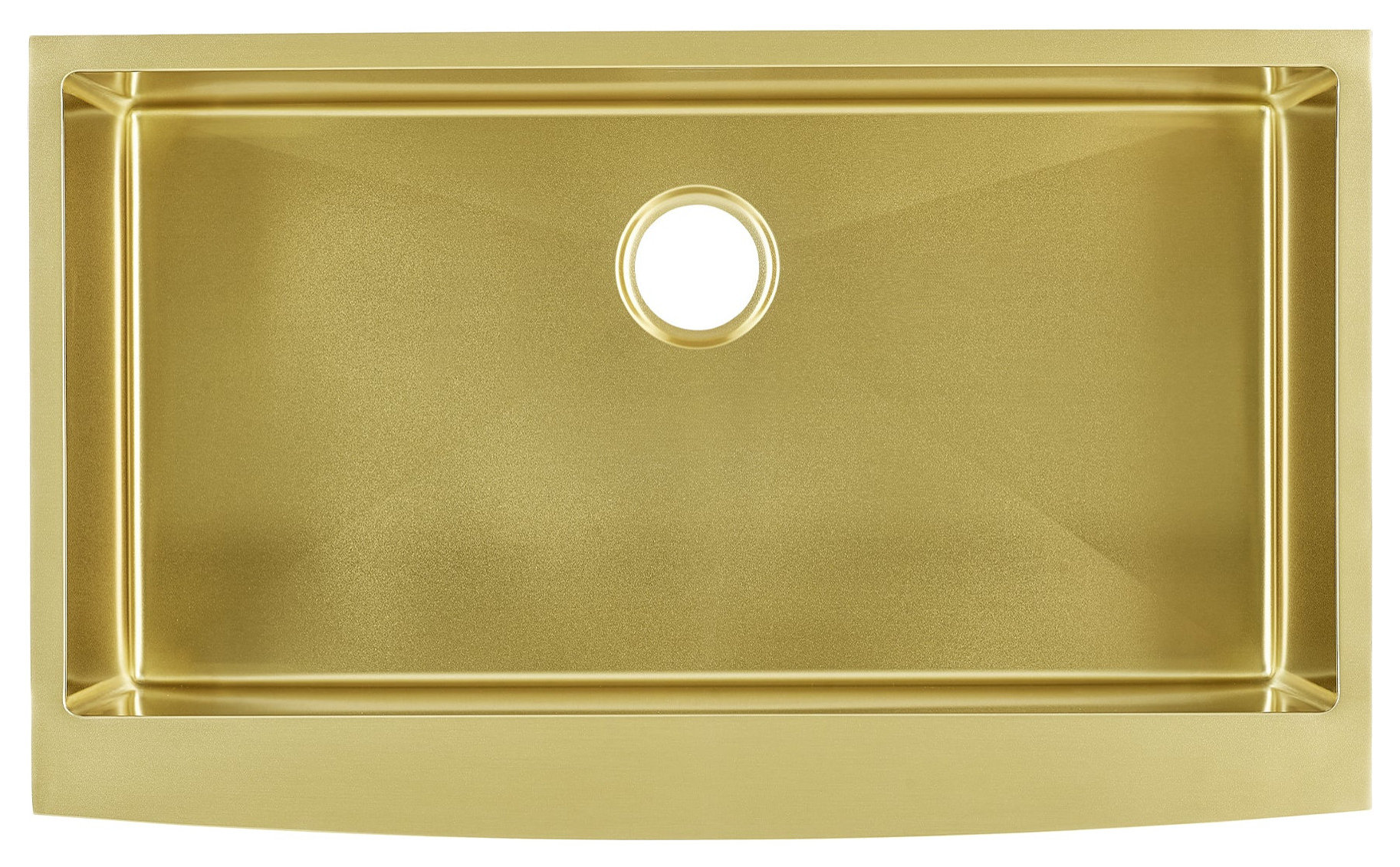 Rivage 33x21 Stainless Steel, Single Basin, Farmhouse Kitchen Sink ...
