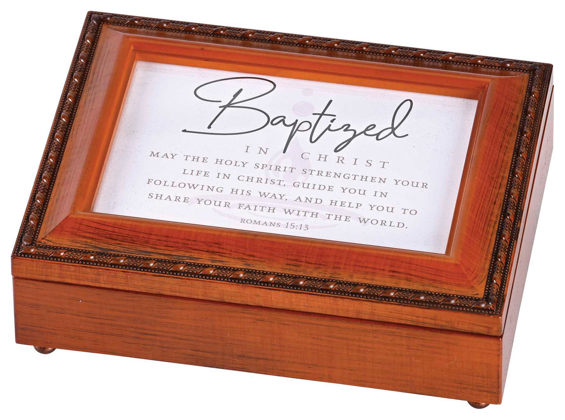 Music Box Baptized In Christ - Traditional - Decorative Boxes - by New ...