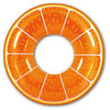 42" Orange Fruit Inflatable Swimming Pool Inner Tube Ring Float ...