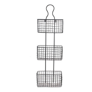 3-Slot Wall Hanging Metal Organizer - Farmhouse - Wall Organizers - by ...