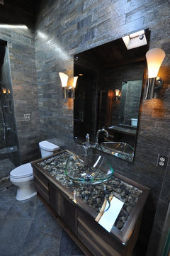 Kitchen countertops made from river rocks?