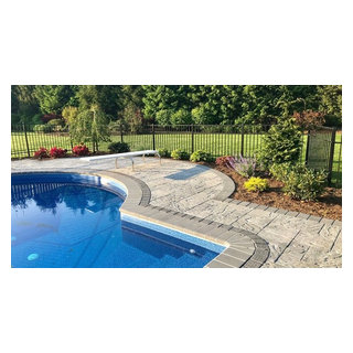 Limestone Quarry Pool Patio - New York - by Cambridge Pavingstones with ...