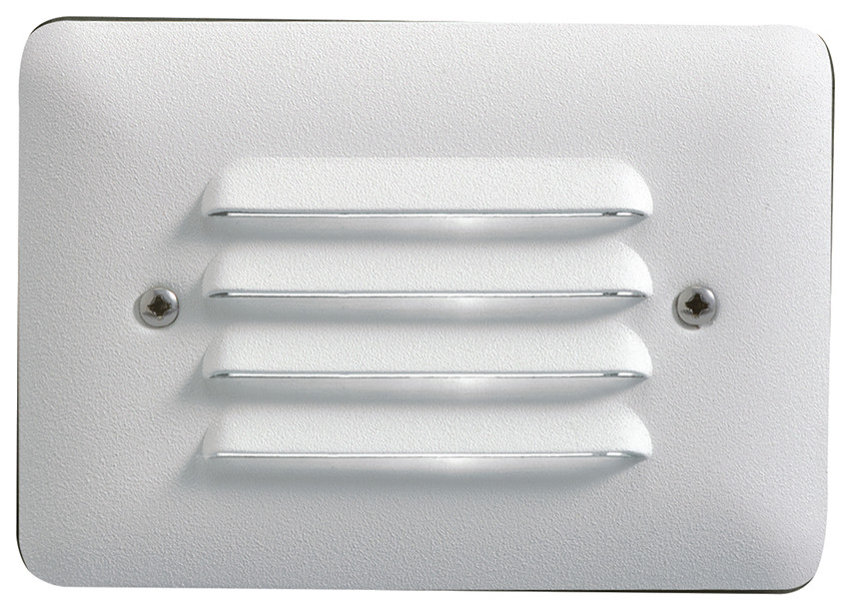 Kichler 15782WHT27R LED Louvered Mini Step, White Finish - Traditional ...