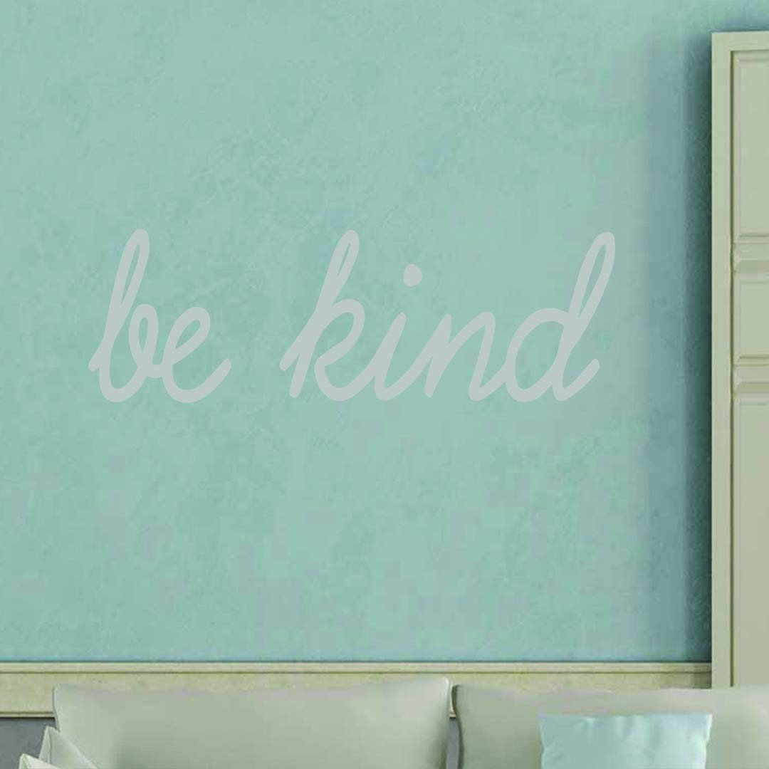 VWAQ Be Kind Wall Decal Inspirational Quotes, 10"x30" - Contemporary ...