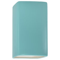 Ambiance Large Rectangle Wall Sconce, Open Top & Bottom, Reflecting ...