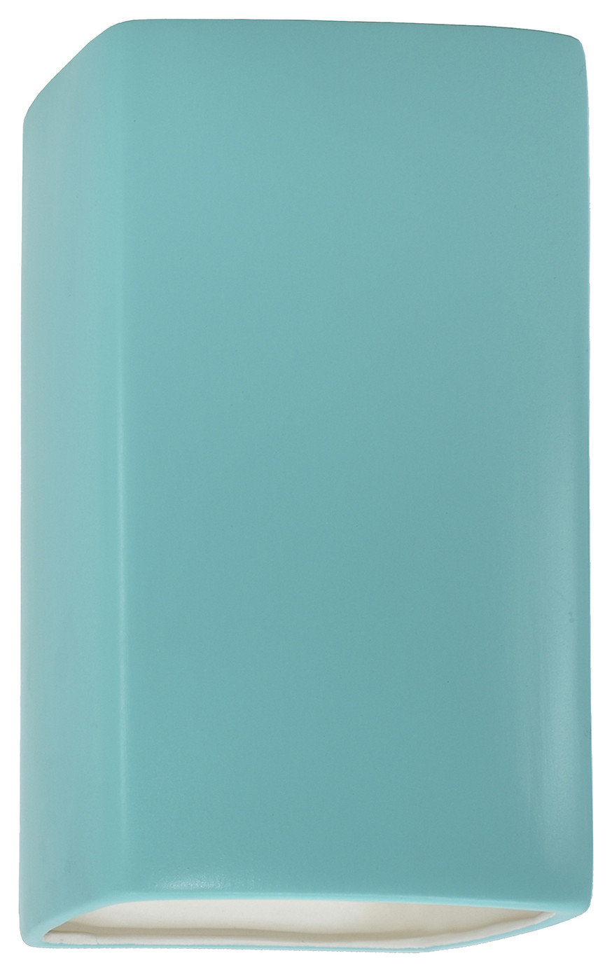 Ambiance Large Rectangle Wall Sconce, Open Top & Bottom, Reflecting ...