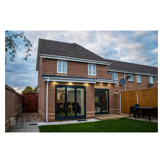 Rear View of Alverley House - Contemporary - House Exterior - West ...