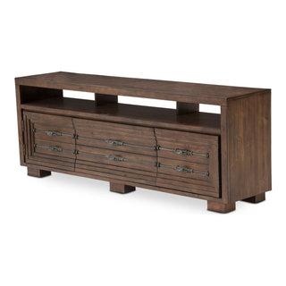 Aico Amini Carrollton TV Console in Rustic Ranch - Transitional ...