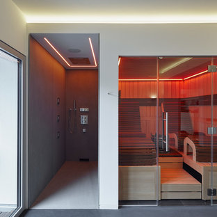 75 Beautiful Concrete Floor Sauna Pictures & Ideas | Houzz
