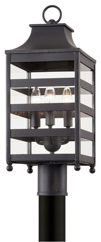 Troy P7435, Holstrom 3 Light Post - Transitional - Post Lights - by ...