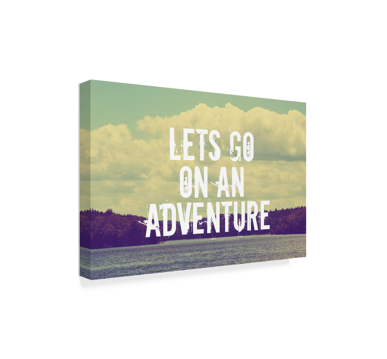 "Lets Go On An Adventure" by Vintage Skies, Canvas Art, 16"x24 ...