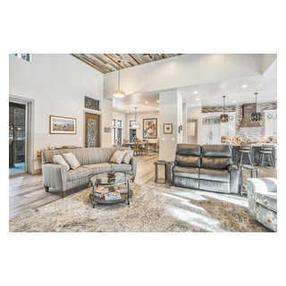Colorado Custom Home in the Trees - Craftsman - Living Room - Denver ...