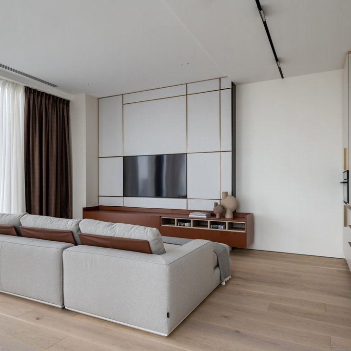 75 Wall Paneling Living Room Ideas You'll Love - January, 2026 | Houzz