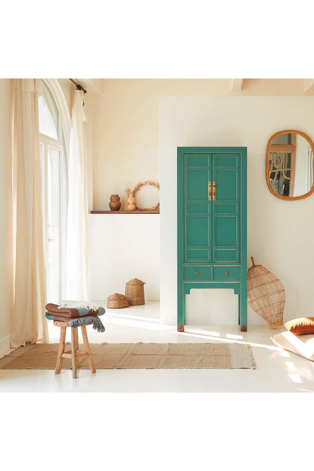Turquoise Pine Cabinet | Tikamoon Sui - Contemporary - Armoires And ...