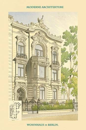 Residence in Berlin - Germany, 20" x 30" - Traditional - Prints And ...