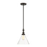 Drake 1-Light Pendant, Polished Nickel - Industrial - Pendant Lighting ...