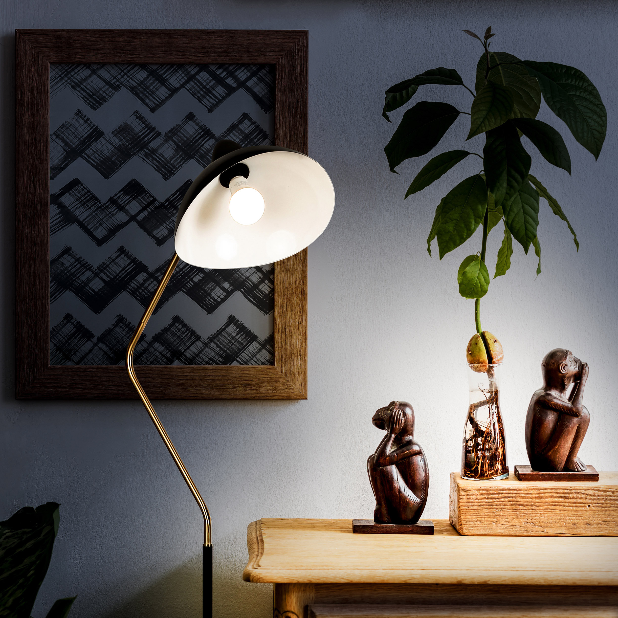 Brightech Swoop LED Floor Lamp - Midcentury - Floor Lamps - by ...