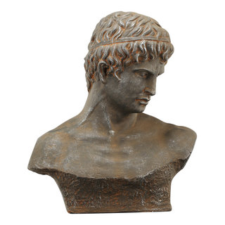 Atticus Bust Statue 7"x5"x11" - Traditional - Garden Statues And Yard ...
