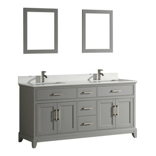72" dbl sink vanity set, phoenix stone top, soft closing doors, drawers ...