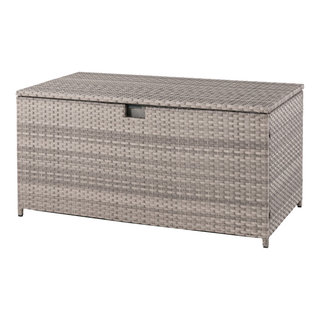 Outdoor Wicker Storage Box - Modern - Deck Boxes And Storage - by ...