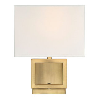 1-Light Wall Sconce - Transitional - Wall Sconces - by Savoy House | Houzz