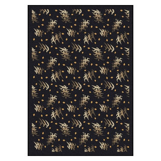 Joy Carpet Fitness Zone Rug, Charcoal 5'4"x7'8", 5'4"x7'8 ...