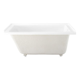 Voltaire 54x30 Acrylic Glossy White, Alcove, Integral Right-Hand Drain ...