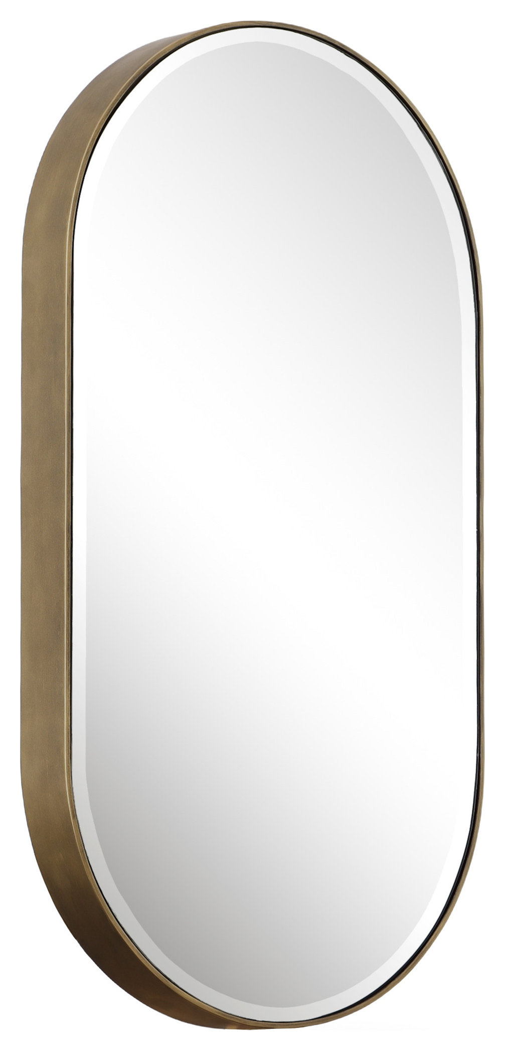 Uttermost Lago Oval Gold Mirror - Contemporary - Wall Mirrors - by ...