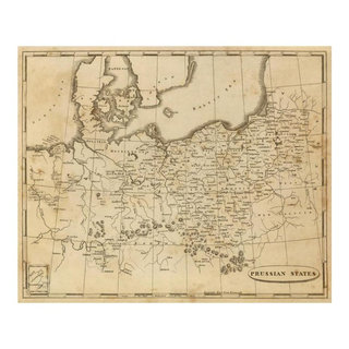 "Prussian States, 1812" Digital Paper Print by Aaron Arrowsmith, 18"x15 ...