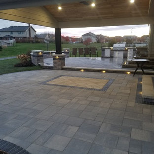 75 Beautiful Modern Brick Patio Pictures & Ideas | Houzz