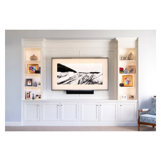 Newtown Square Kitchen Remodel - Traditional - Family Room ...