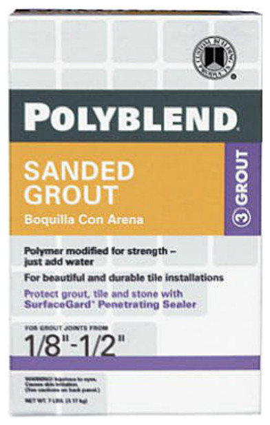 Polyblend® PBG3807-4 Sanded Tile Grout, #380 Haystack, 7 Lbs, 7 lbs ...