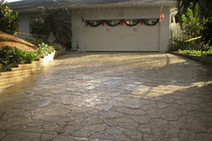 "blue" driveway pavers?