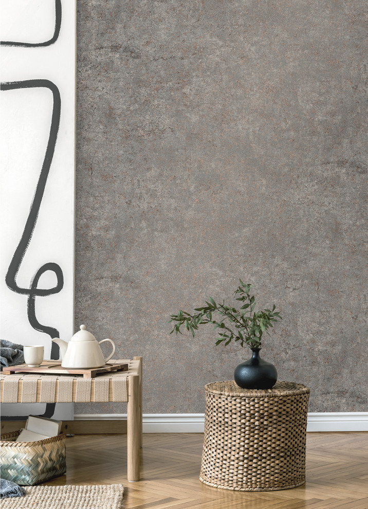 Colt Grey Cement Wallpaper, Bolt - Contemporary - Wallpaper - by ...