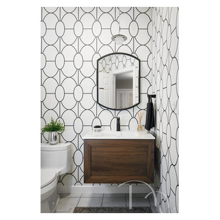 Laid-Back Luxury - Transitional - Powder Room - St Louis - by Marcia ...