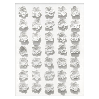 Flower Grid, Giclee Reproduction Artwork, 25.5x34.5 - Contemporary ...