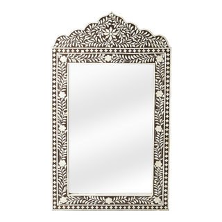 Victoria Bone Inlay Wall Mirror - Mediterranean - Wall Mirrors - by ...