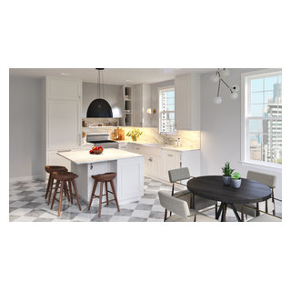 OPTION 3 - Light - Modern - Kitchen - Los Angeles - by KORA Renovation ...