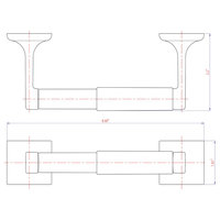 Designers Impressions Eclipse Series Brushed Brass Toilet / Tissue ...