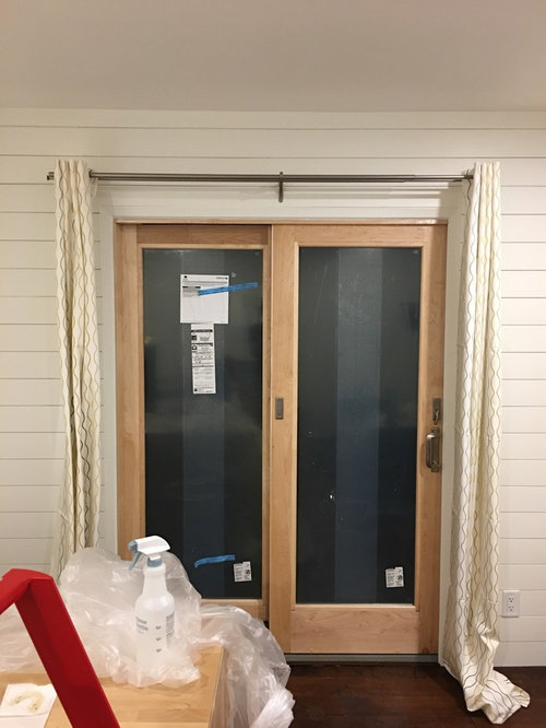 Curtain Rod Placement For Bedroom Patio Door Dilemma