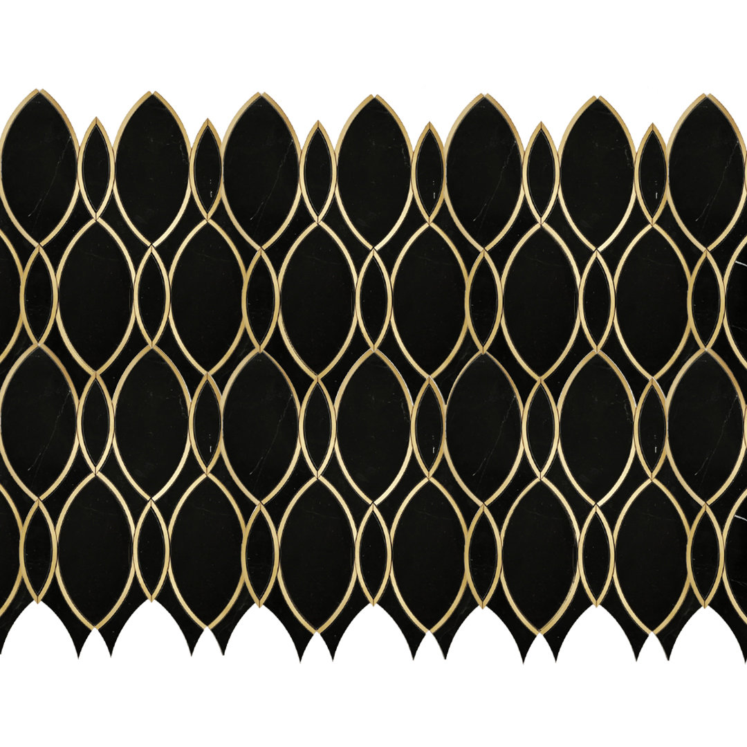 12x12 Brass Chain Tile - Contemporary - Mosaic Tile - by Raffi Glass ...