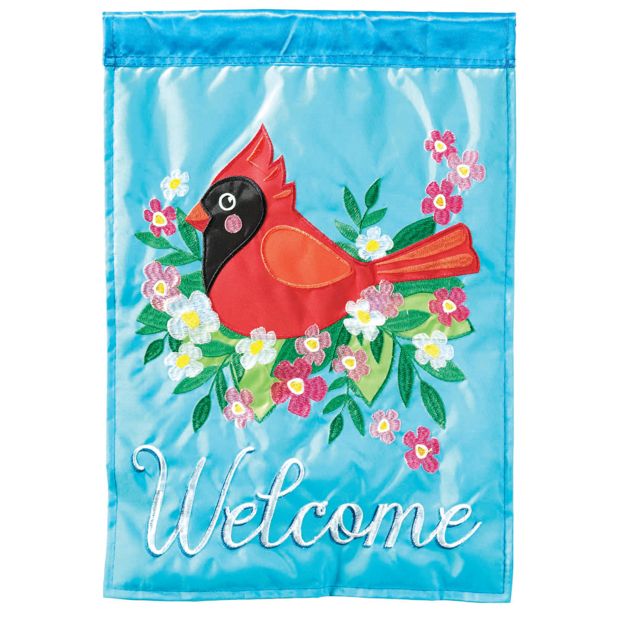 Welcome Cardinal Flage, Polyester, Large - Traditional - Flags And ...