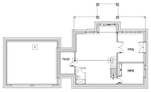 Side Elevation and Basement Layout