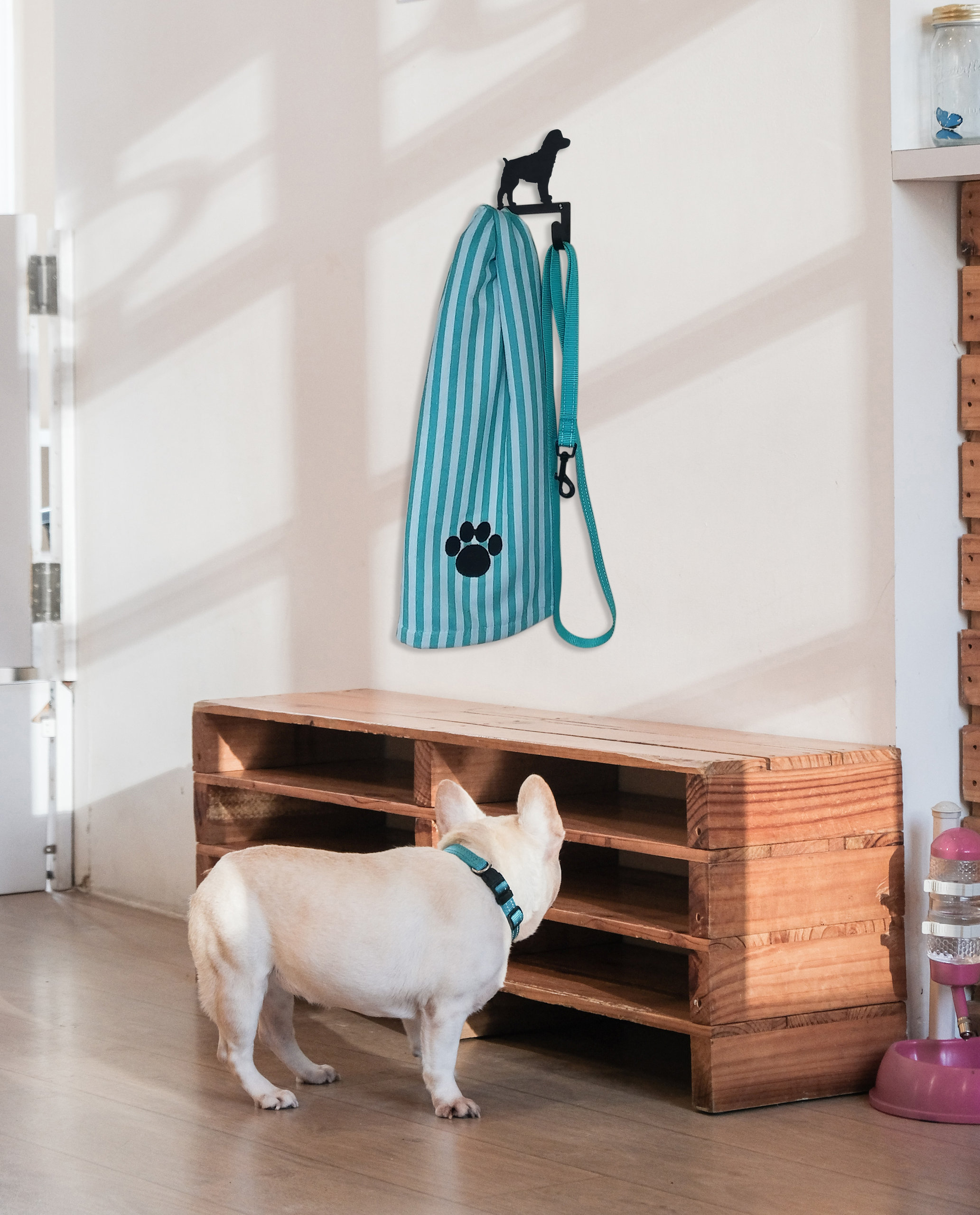 Cockapoo Leash and Collar Wall Hook - Contemporary - Wall Hooks - by ...