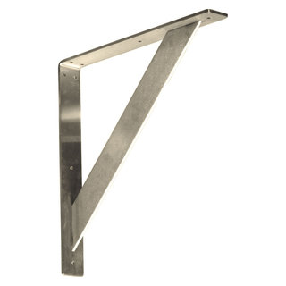 2"x20"x20" Traditional Steel Bracket, Hammered Black, 2Wx16"Dx16"H ...