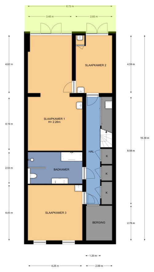 Living Apart Together: How to split this two floor apartment?